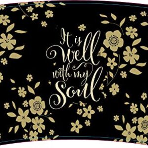 Elanze Designs It Is Well With My Soul Stainless Steel 16 oz Travel Mug with Lid