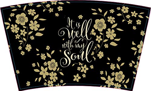 Elanze Designs It Is Well With My Soul Stainless Steel 16 oz Travel Mug with Lid