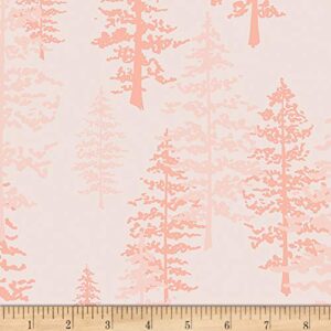 art gallery fabrics art gallery nightfall mystical woods solar fabric, light pink