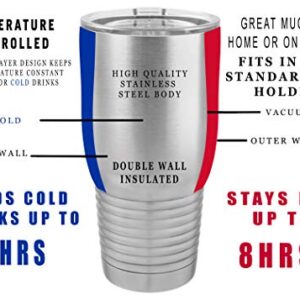 Rogue River Tactical Funny I Can't Fix Stupid But I Can Sedate It 30 Ounce Large Travel Tumbler Mug Cup w/Lid Nurse Doctor Pharmacist