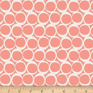 art gallery fabrics art gallery round elements yogurt jersey knit, apricot