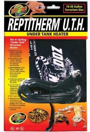 DBDPet ReptiTherm 10-20 Gallon Heat Mat - with Attached 5 Point Pro-Tip Guide - Reptile Heat Mat