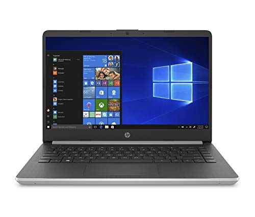 HP 14-Inch Laptop, 10th Gen Intel Core i3-1005G1, 4 GB SDRAM, 128 GB Solid-State Drive, Windows 10 Home in S Mode (14-dq1010nr, Silver)