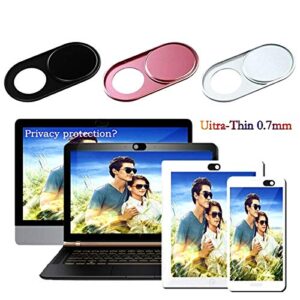 Bchen Ultra Thin Metal Aluminum Web Cam Camera Cover for IPad iPhone PC Nokia Phone Laptop Lens Privacy Sticker Cases