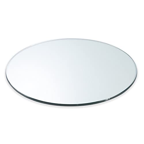 37" Round Clear Tempered Glass Table Top 3/8" Thick Flat Polished Edge