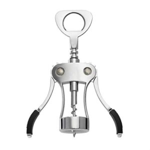 amazon basics stainless steel wing corkscrew wine opener