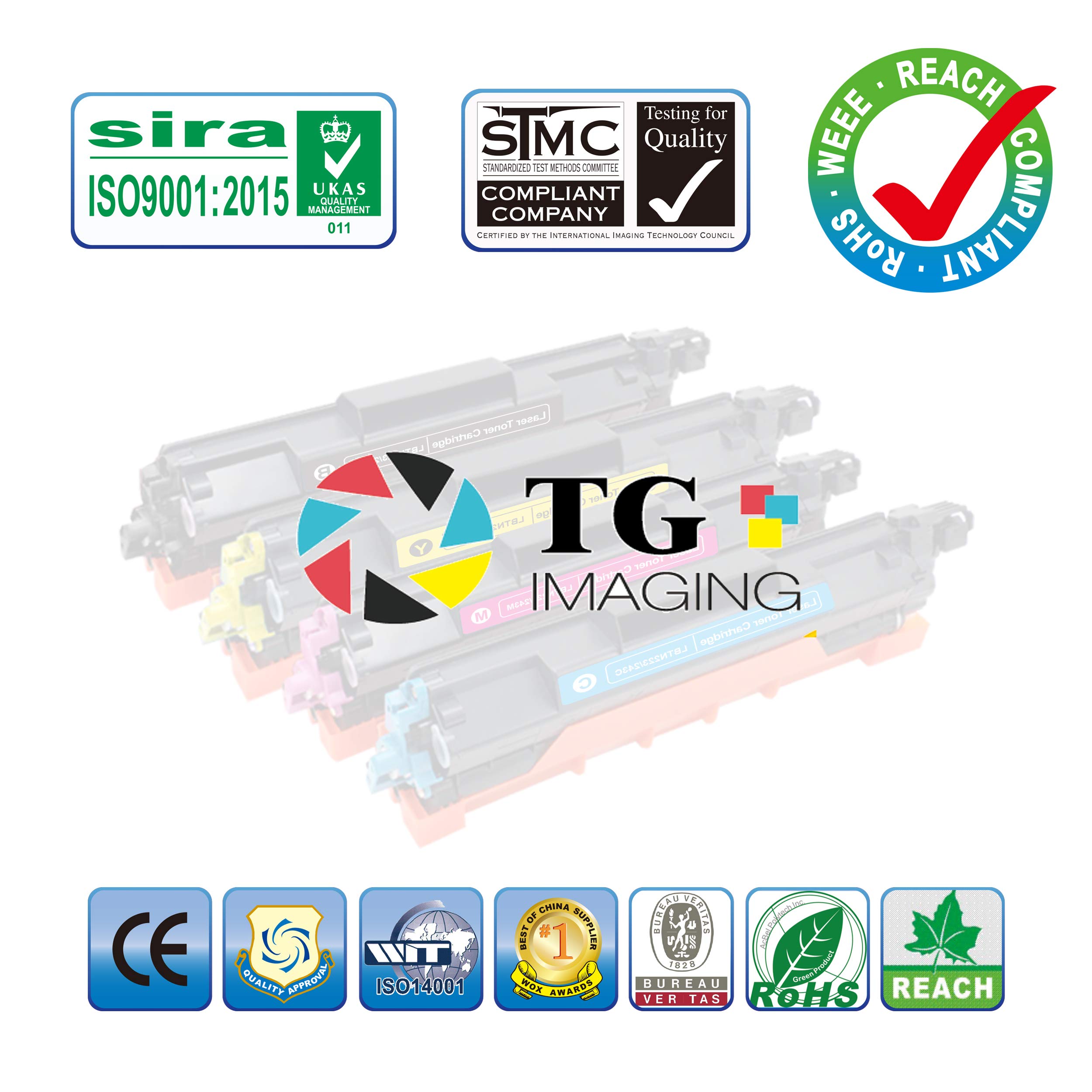 (3 Pack) TG Imaging Compatible MLT-D105L Toner Cartridge (MLTD105L, 3-Pack) for use in SCX-4623 ML-2525 ML-2545 Toner Printer (3xBlack)