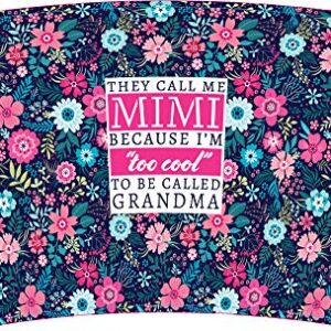 Elanze Designs Mimi Too Cool to be Called Grandma Stainless Steel 16 oz Travel Mug with Lid