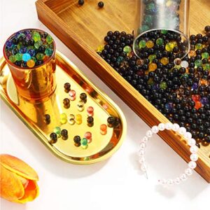 EBOOT 20000 Packs Floral Water Pearls Gel Soil Water Crystal Beads Jelly Water Pearl Vase Filler (Black)