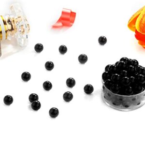 EBOOT 20000 Packs Floral Water Pearls Gel Soil Water Crystal Beads Jelly Water Pearl Vase Filler (Black)