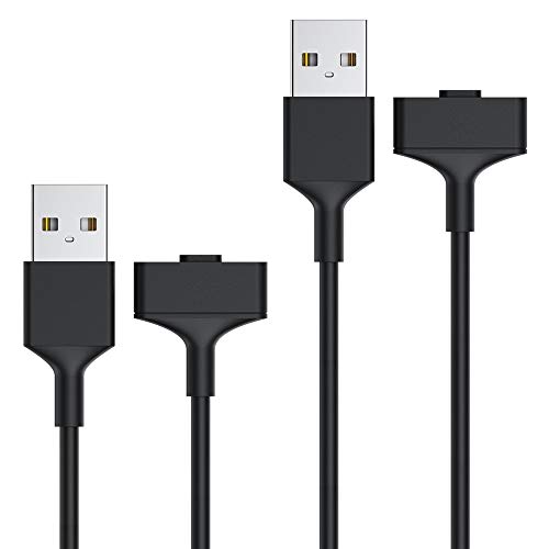 Kissmart Charger for Fitbit Ionic, Replacement USB Charging Cable Cord for Fitbit Ionic [2-Pack, 3.3ft]