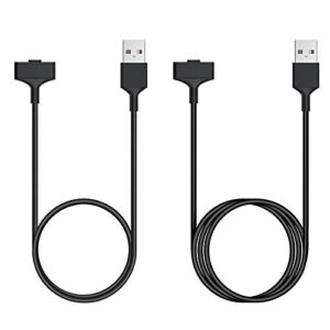 Kissmart Charger for Fitbit Ionic, Replacement USB Charging Cable Cord for Fitbit Ionic [2-Pack, 3.3ft]