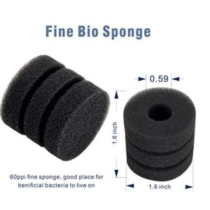 hygger Super Mini Aquarium Single Sponge Filter for Small Fish Tank 0.5-5 Gallon