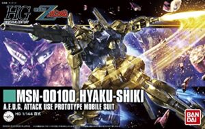 hguc mobile suit zeta gundam 1/144 hyaku shiki plastic model