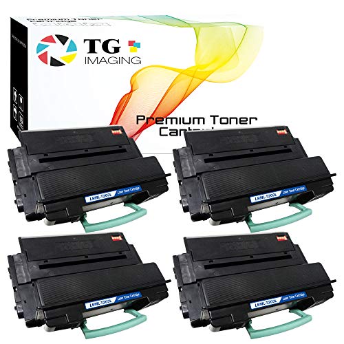 (4 Black Toner Set) Compatible MLT-D203L Toner Cartridge MLTD203L (High Yield, 4xBlack) for Xpress M3370FD M3870FW M4070FR M3820DW M4020ND M3320ND Toner Printer, Sold by TG Imaging