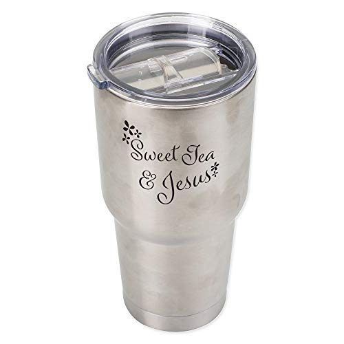 Southern Sweet Tea & Jesus Stainless Steel 30 oz Travel Mug with Lid