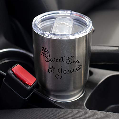 Southern Sweet Tea & Jesus Stainless Steel 30 oz Travel Mug with Lid