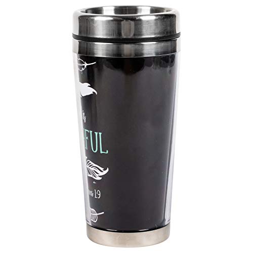 God is Faithful Stainless Steel 16 oz Travel Mug with Lid