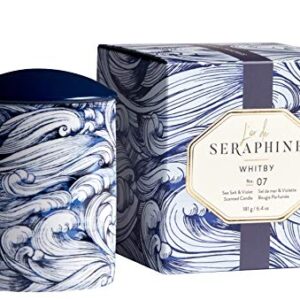 L'or de Seraphine Whitby Scented Candle | Fragrance No. 7 | Fresh & Floral Notes | 45 Hour Burn Time | Luxury Scented Candle for Home & Leisure | 6.4 oz