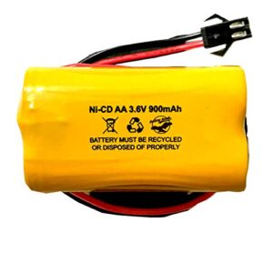 battery hawk elb-b001 3.6v 900mah aa900mah 0253799 unitech ni-cd exit sign emergency light solar aa700mah