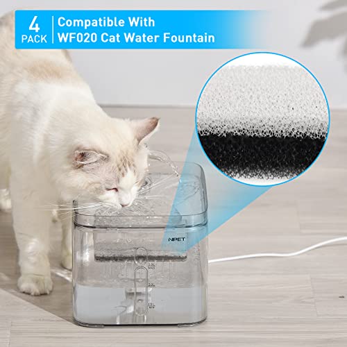 NPET Cat Dog Water Fountain (Replacement Filters for WF020TP)