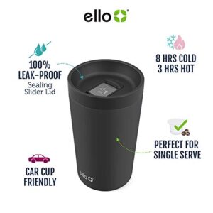 Ello Jones Stainless Steel Travel Coffee Mug - Travel Tea Mug, 11oz, Rosegold