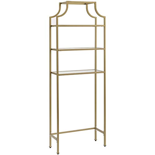 Crosley Furniture Aimee Space Saver, Gold