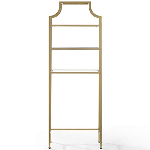 Crosley Furniture Aimee Space Saver, Gold