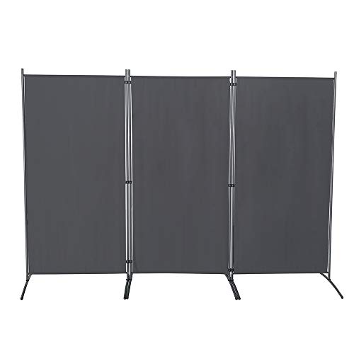 STEELAID Room Divider – Folding Partition Privacy Screen for School, Church, Office, Classroom, Dorm Room, Kids Room, Studio, Conference - 102" W X 71" Inches - Freestanding & Foldable