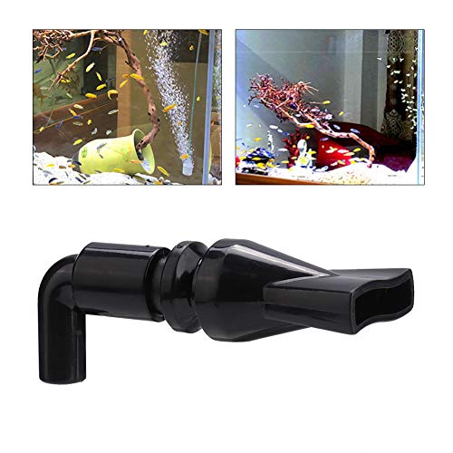 5Pcs Aquarium Fish Tank Water Outlet, Water Outlet Pipe Nozzle Free Rotate Plastic Duckbill Nozzle Fish Tank Pump Fitting Aquarium Duck with Flat Nozzle