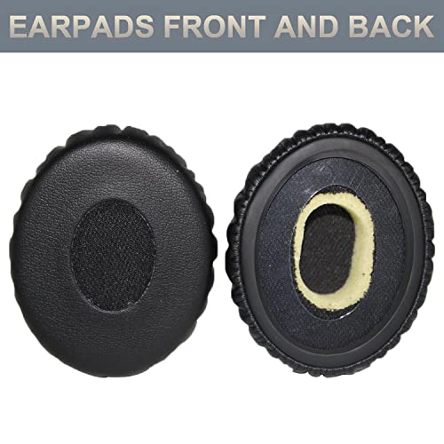 OE2 Replacement Ear pad Cushions Earpads Kit Compatible with Bose OE2 OE2i Soundtrue SoundLink On-Ear Headset Over-Ear Headphones (Black)