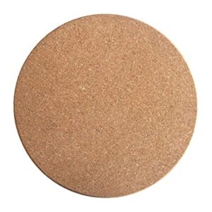 Cork Round Trivets, 7.5 Inches Cork Coaster for Hot Dishes, Hot Pots and Pans Holder, Plant Trivets Outdoor Decorative, 2-Pack