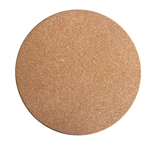 Cork Round Trivets, 7.5 Inches Cork Coaster for Hot Dishes, Hot Pots and Pans Holder, Plant Trivets Outdoor Decorative, 2-Pack