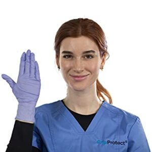 GripProtect Precise Nitrile Exam Gloves | 4 Mil | Chemo-Rated | (Large, 100)