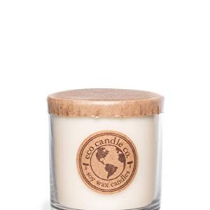 Eco Candle Co. Recycled Candle, Bourbon Vanilla, 6 oz. - Scents of Bourbon, Vanilla, Tonka Bean, Cedarwood, & Cardamom - 100% Soy Wax, No Lead, Kraft Paper Label & Lid, Hand Poured, Midwest Soybeans