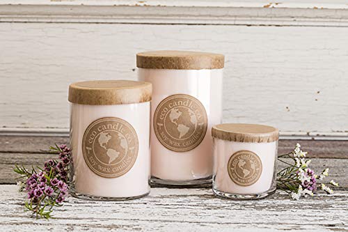 Eco Candle Co. Recycled Candle, Bourbon Vanilla, 6 oz. - Scents of Bourbon, Vanilla, Tonka Bean, Cedarwood, & Cardamom - 100% Soy Wax, No Lead, Kraft Paper Label & Lid, Hand Poured, Midwest Soybeans