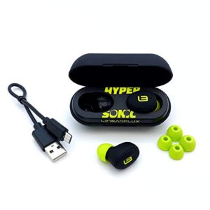 HyperSonic LITE - 3D Hyper Definition, Noise Isolation, in-Ear Headphones (Ultra Bass, Waterproof, One-Touch Volume Control, Built-in Mic) Updated for 2023