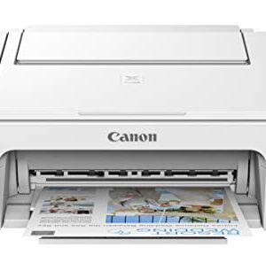 Canon Pixma TS3320 White, Works with Alexa