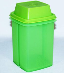 tupperware small pick a deli 4 cups square green