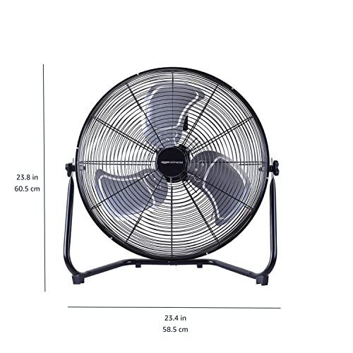 AmazonCommercial HVF20-SP Industrial Fan, 20", Black