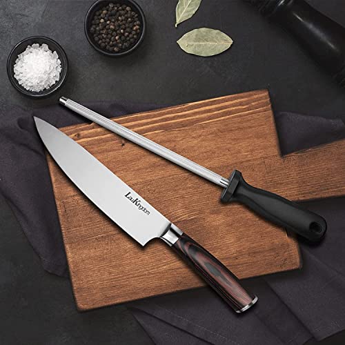 LauKingdom Chef's Knife 8 Inch High Carbon German Stainless Steel with Ergonomic Handle, Super Sharp, Cooking Knife with Gift Box