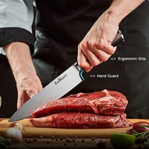 LauKingdom Chef's Knife 8 Inch High Carbon German Stainless Steel with Ergonomic Handle, Super Sharp, Cooking Knife with Gift Box