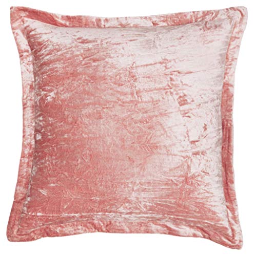 Signature Design by Ashley Marvene Crushed Velvet Throw Pillow, 20 x 20 Inches, Pink