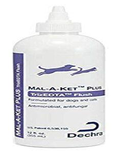 dechra mal-a-ket plus trizedta flush for dogs & cats (12oz)