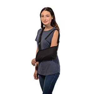 MAI Post Shoulder Surgery Shirts Premium | Easy Snaps on Shirt Sides and Full Arm Opening | Women Short Sleeve Shirt | Chemo Clothing | Soft Fabric | Dialysis Clothing Heather Blue | Adaptive Clothing