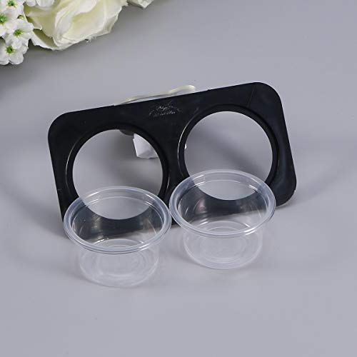 POPETPOP Gecko Feeder Ledge-Small Gecko Food Cups Suction Cup Reptile Feeder for Reptiles Food and Water Feeding (Suction Cup Type)