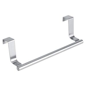 towel bar, cabinet drawer towel hanging rack storage holder over door hanger towel holder over the cabinet for hotel kitchen bathroom(short)