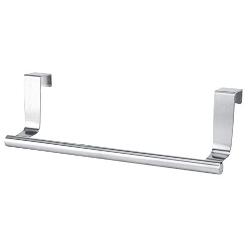 Towel Bar, Cabinet Drawer Towel Hanging Rack Storage Holder Over Door Hanger Towel Holder Over The Cabinet for Hotel Kitchen Bathroom(Short)