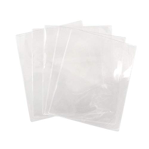 David accessories Clear Transparent PVC Plastic Packet Shaker Bag to Bows 5 x 6 inch 50 Pcs for DIY Hair Bows Boutique Projects (PVC Transparent Bag B)