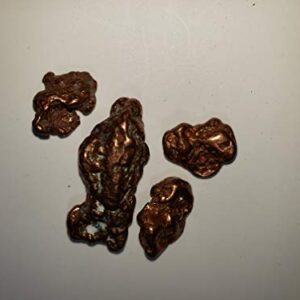 StarStuff.Rocks Premium Pure Natural Solid Copper Nuggets - 2 Ounces - Healing Energy, Mineral, Mental Agility, Grounding, Eurythymy, Metaphysics